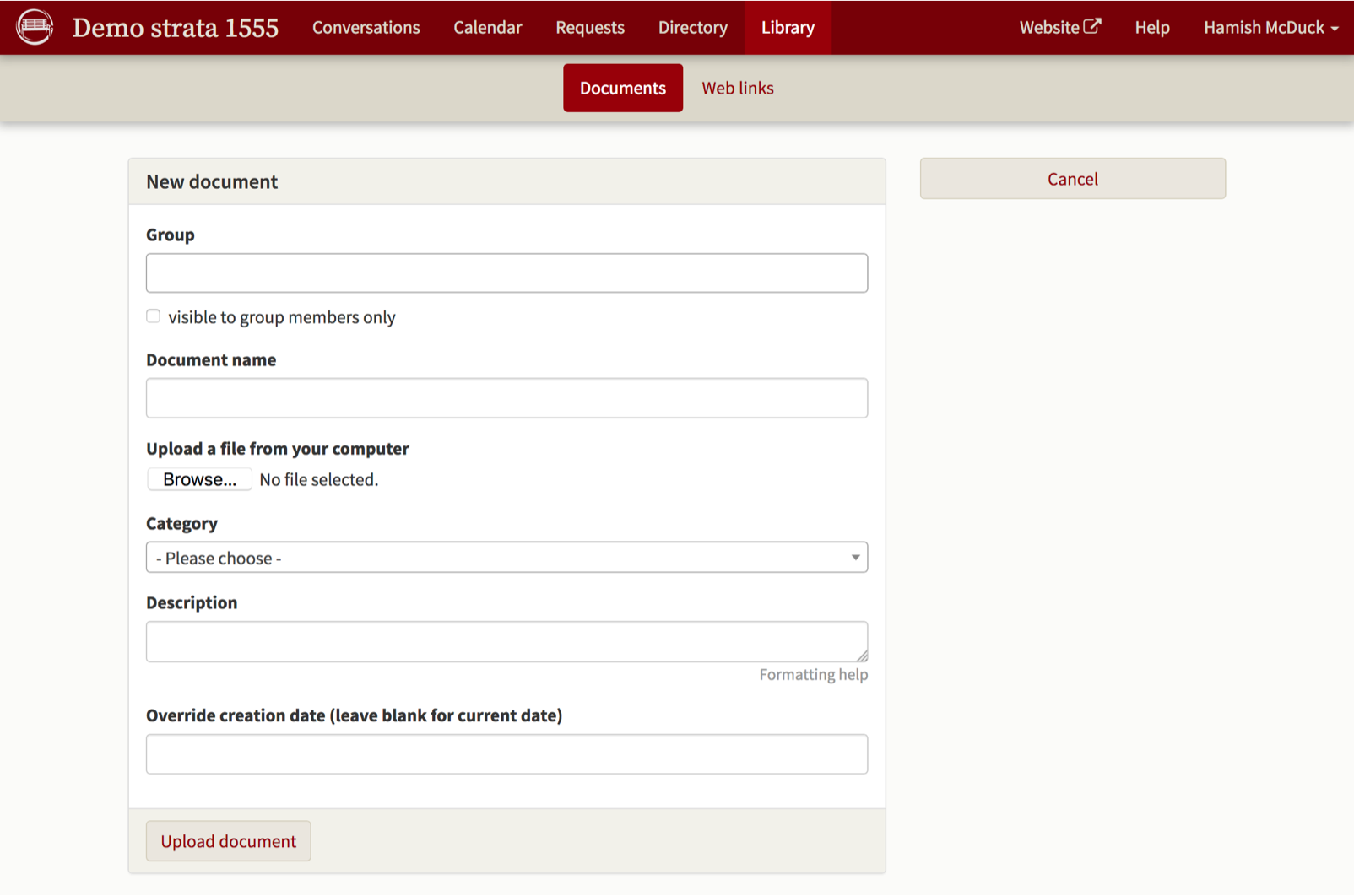 StrataCommons | Organizer