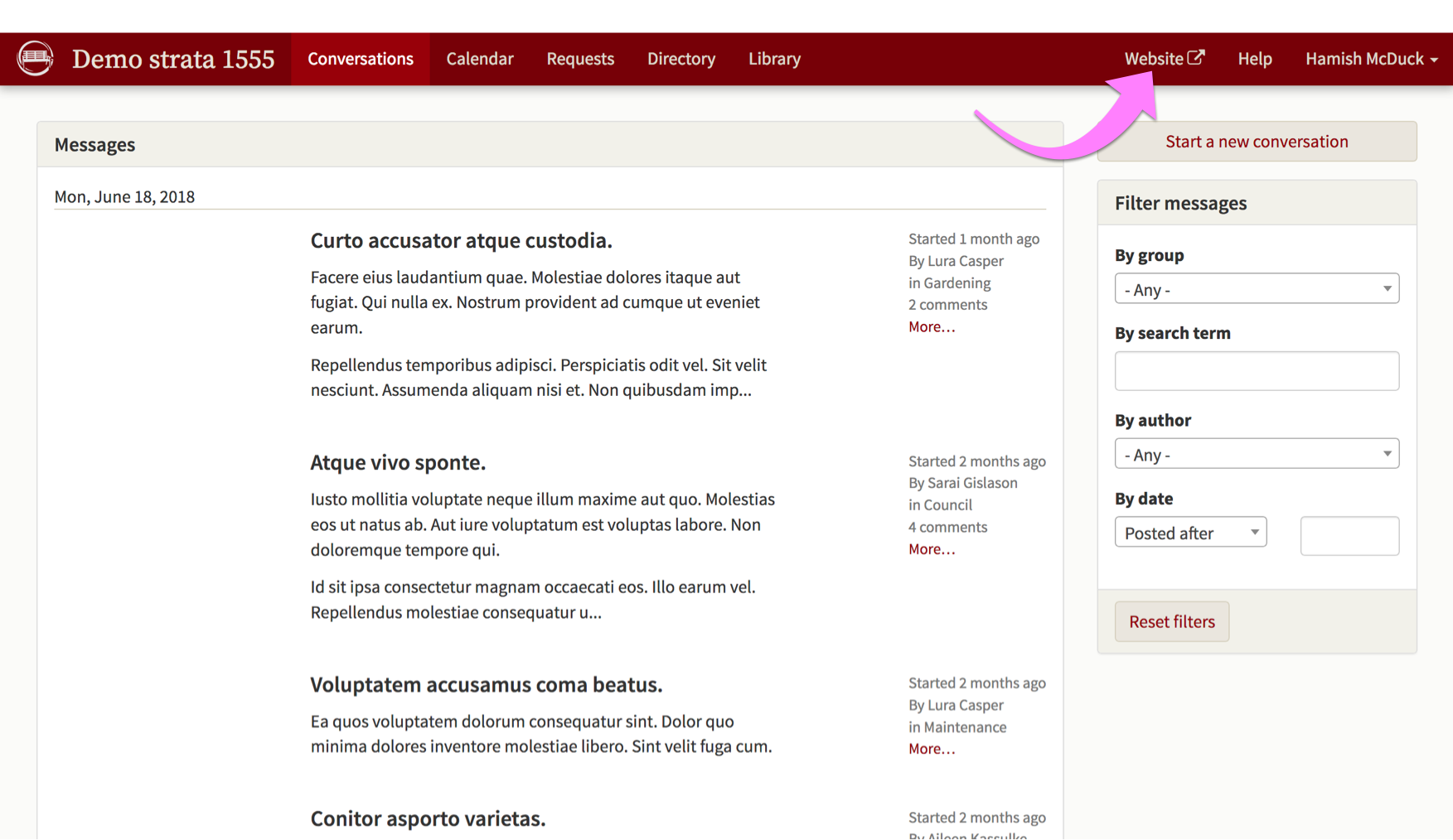 StrataCommons | Organizer